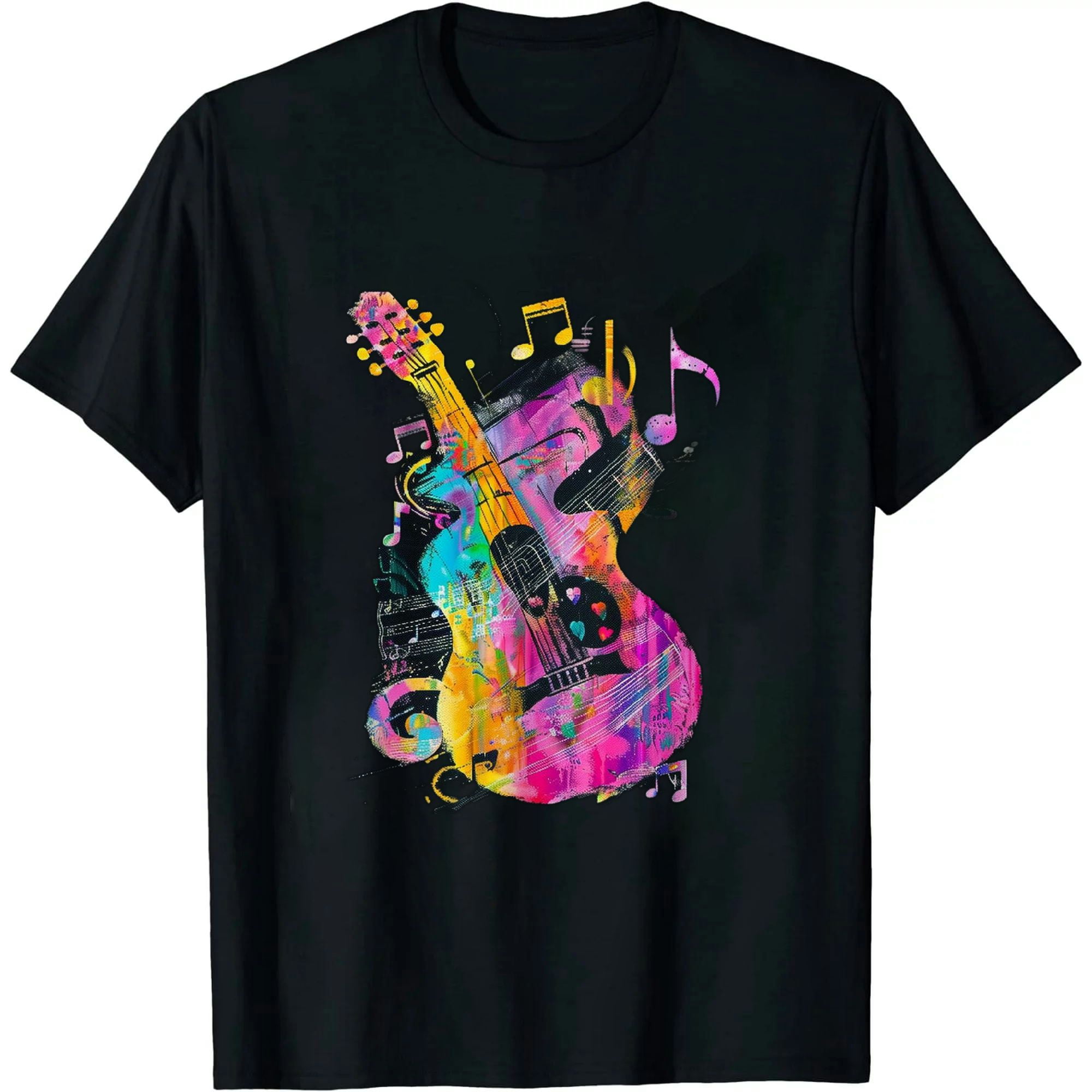 COMIO Musical Instrument Music Notes Musician Treble Clef T-Shirt ...