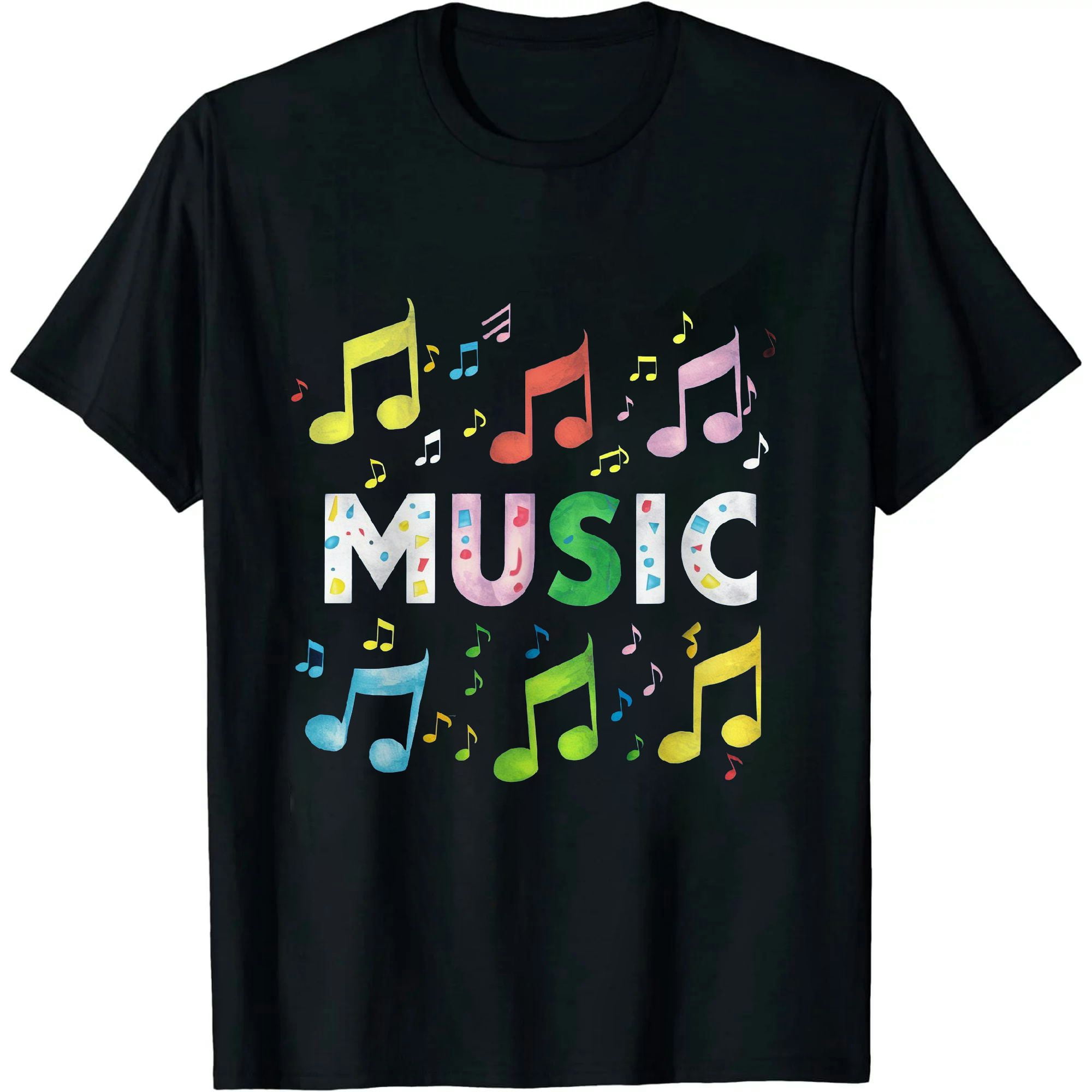 COMIO Musician Gift Musical Instrument Music Notes Treble Clef T-Shirt ...