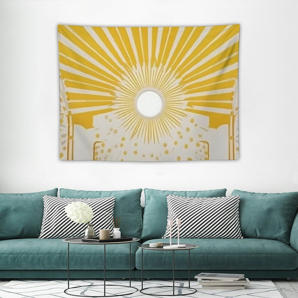 COMIO Nature Burning Sun Tapestry Aesthetic Sunrise Landscape Abstract ...