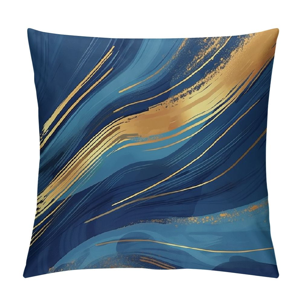 COMIO Nordic Blue Geometric Pillows Covers (Style B) - Walmart.com