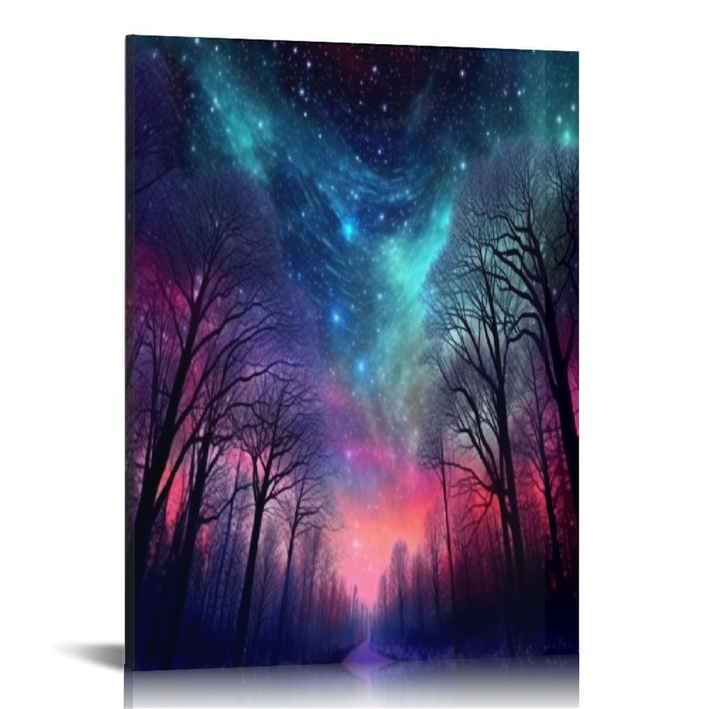 COMIO Northern Sky Show with Aurora Scenic Wall Art Decor, Inspiring ...