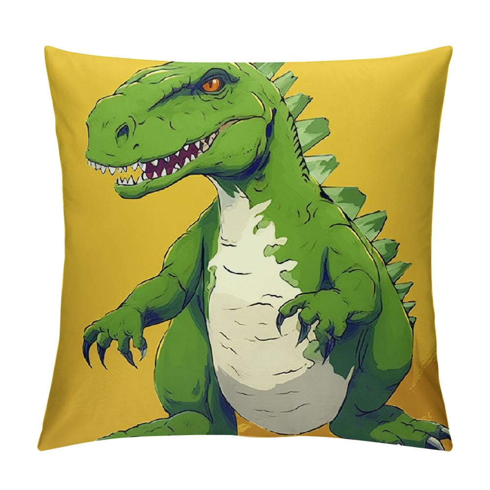 COMIO Nursery Decorative Pillow Covers Dinosaur Tyrannosaurus Rex Throw ...
