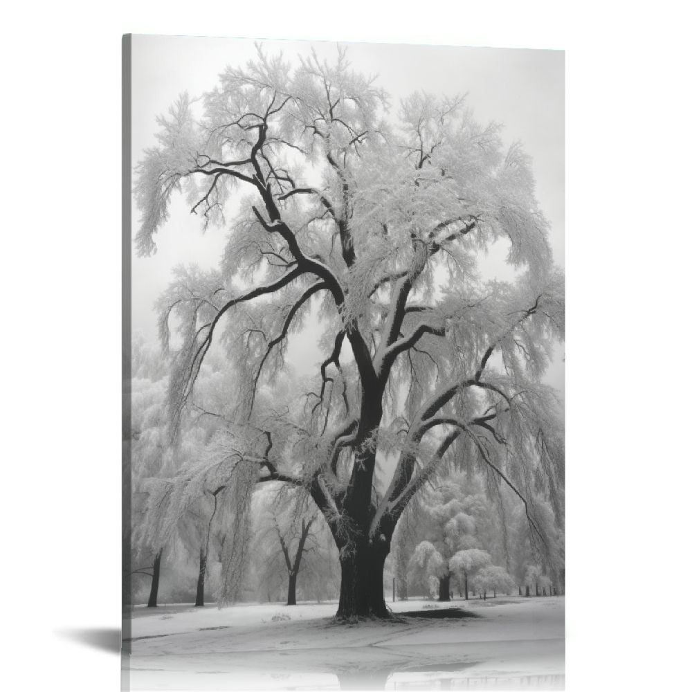 COMIO Oak Tree, Snow Storm, Yosemite, One of The Classic Paintings ...
