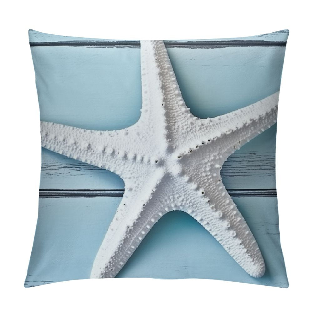 COMIO Ocean Beach Pillow Covers Nautical Summer Sea Theme Cushion ...