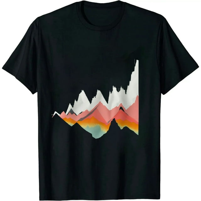 COMIO Oregon Cascade Mountain Range Elevation map topo gift T-Shirt ...