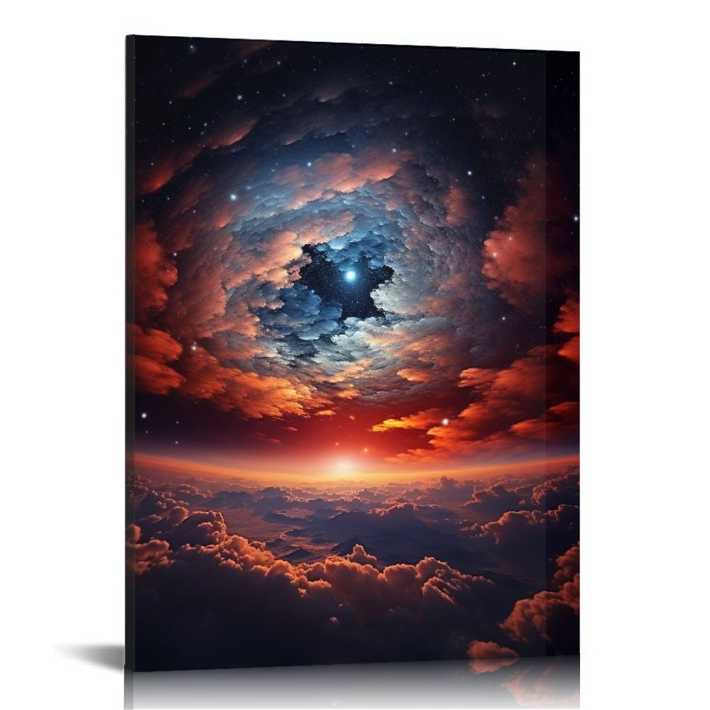 COMIO Outer Space Canvas Wall Art Solar System Wall Decor Planets ...