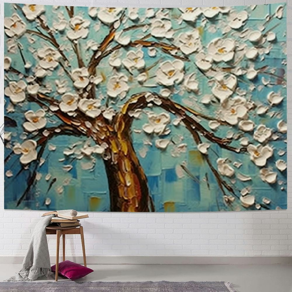 COMIO Painting Tree Tapestry Suitable for Hanging - Easy Care ...