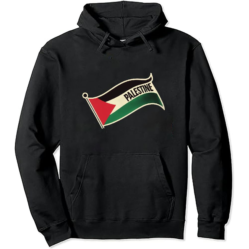 COMIO Palestine Flag Vintage Palestinian Flag Palestinian Pullover ...