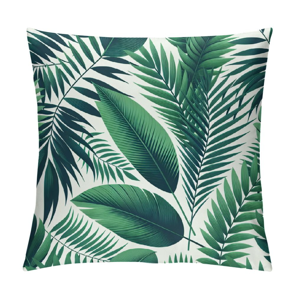 COMIO Palm Tree Pillow,Home Decor Throw Pillow Cover Realistic Vivid ...