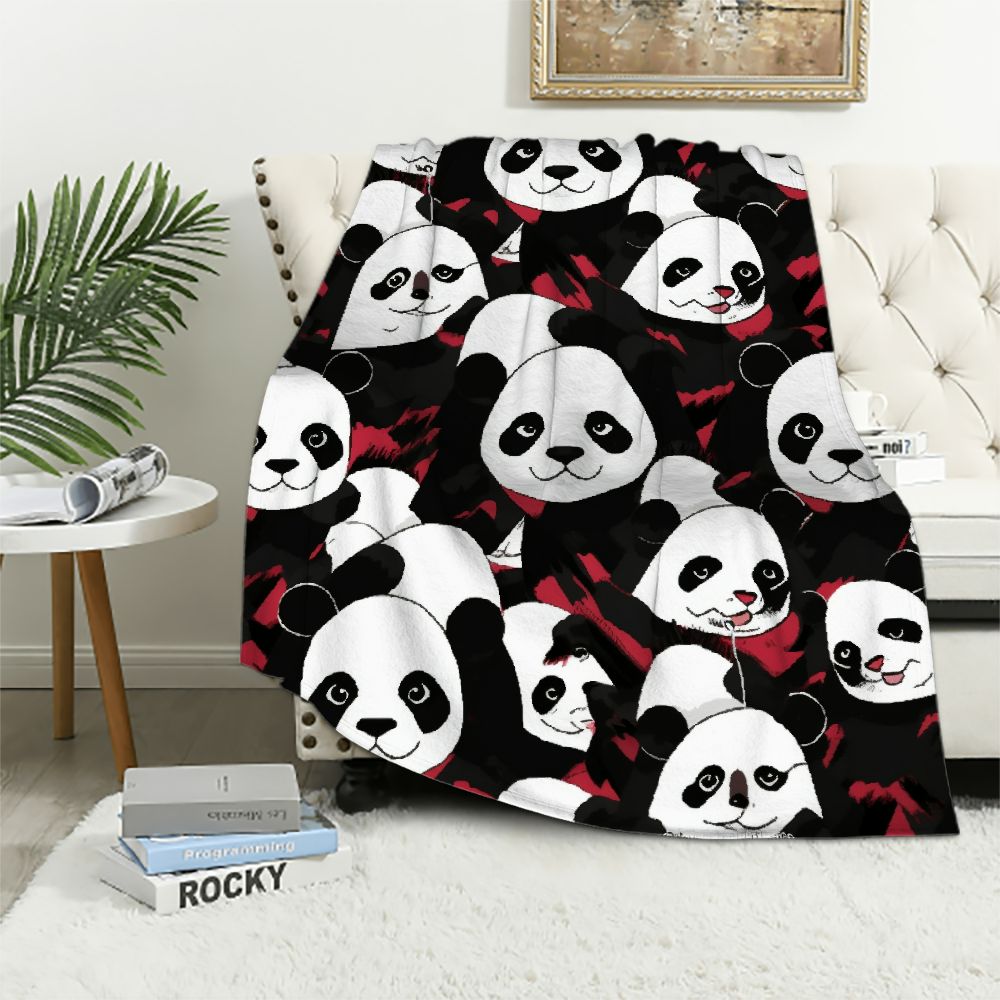 COMIO Panda Blanket for Boys Girls, Kid Panda Blanket and Throw for ...