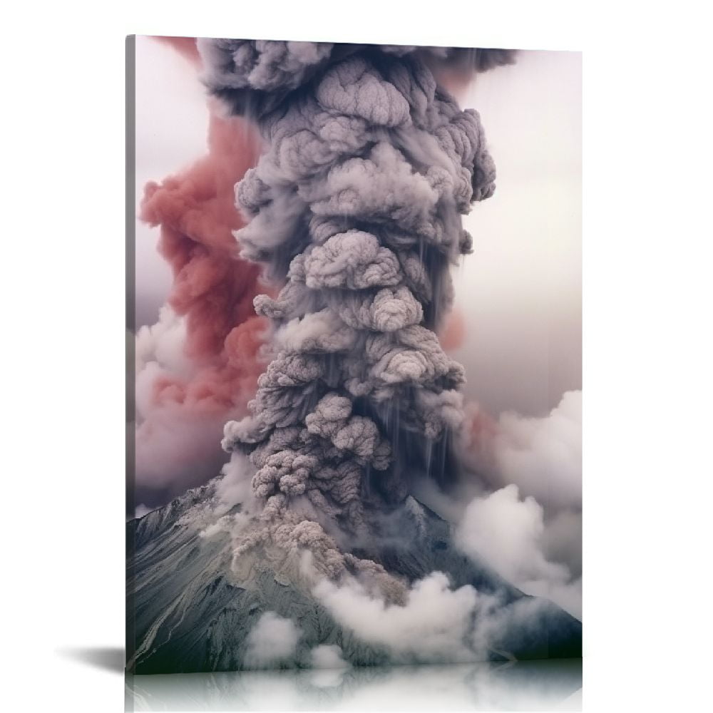 COMIO Paranormal Poster Volcano Eruption Pyrollastic Flow Photography ...