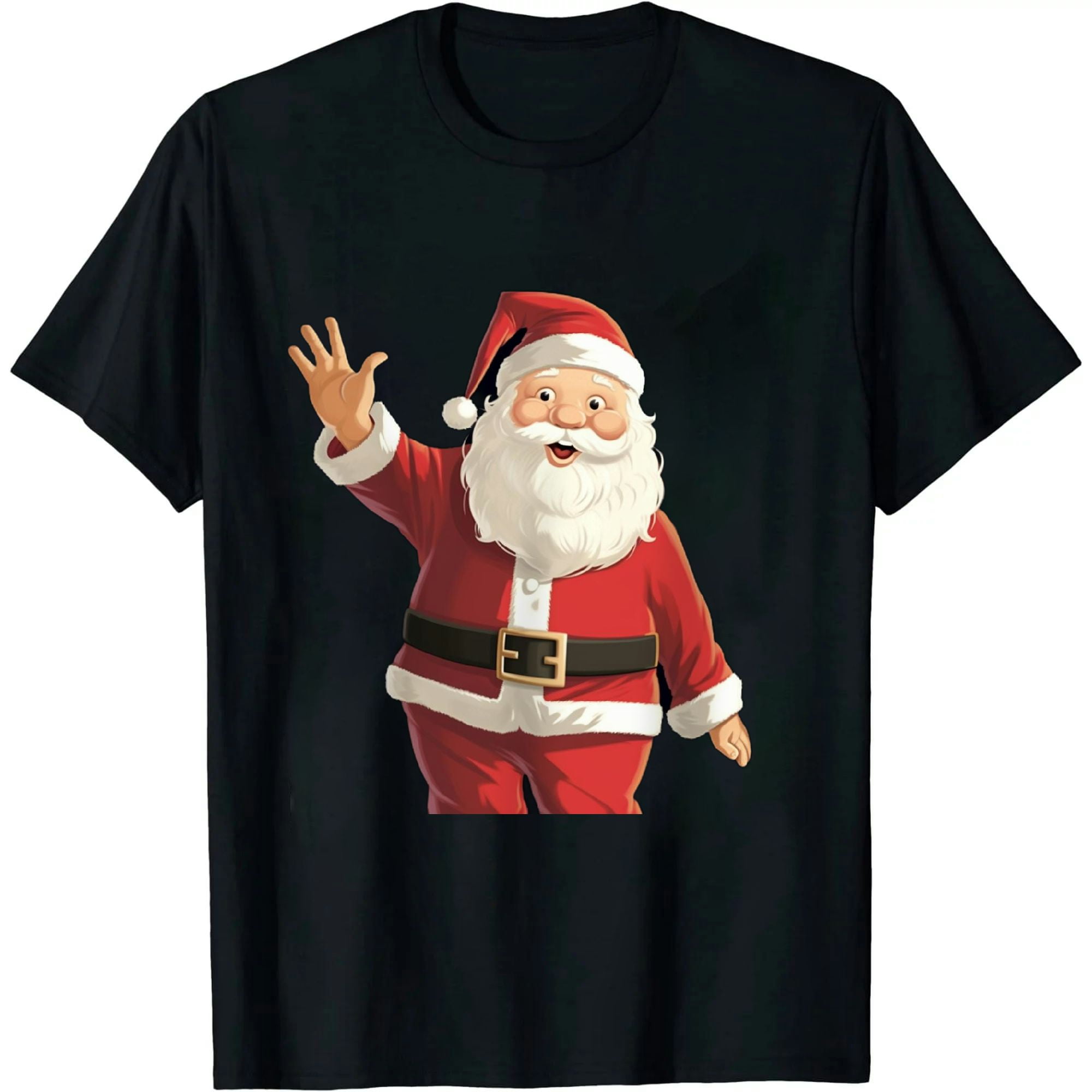 COMIO Patriotic Santa 4th Of July American christmas in July Santa T ...