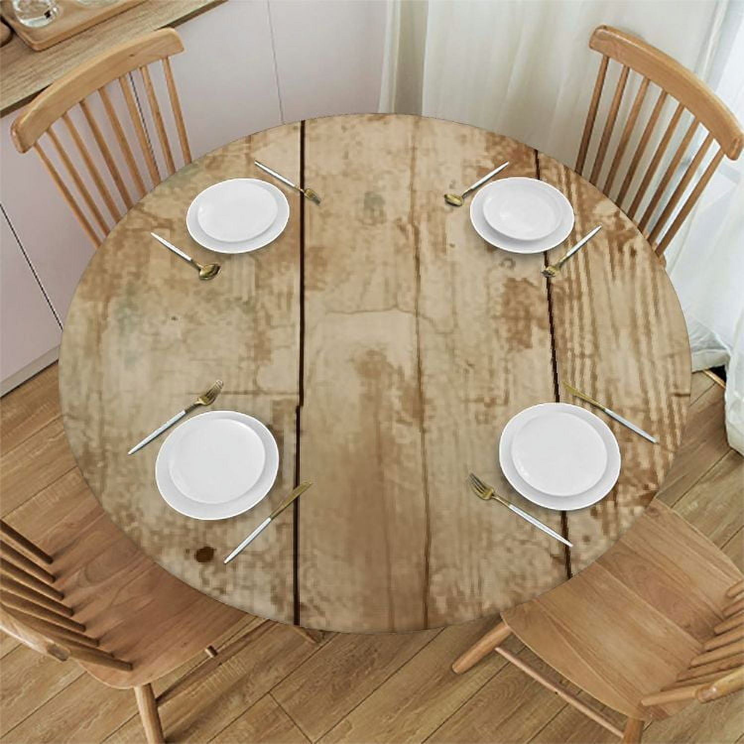 COMIO Pearls Pattern Table Cloth Cover,Elastic Edge,Suitable for ...