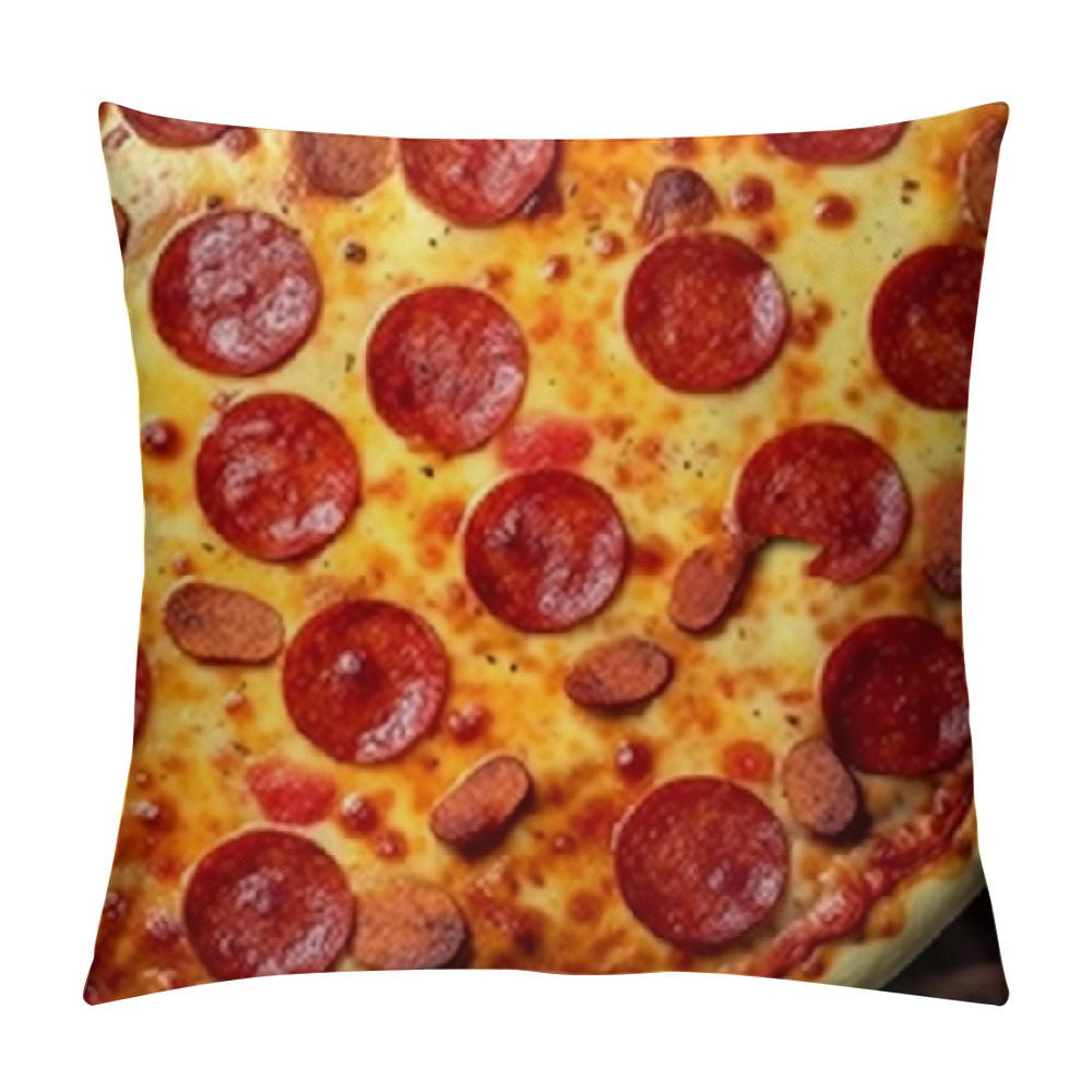COMIO Pepperoni Pizza Body Pillow Cover Funny Food Sausage Cheese ...