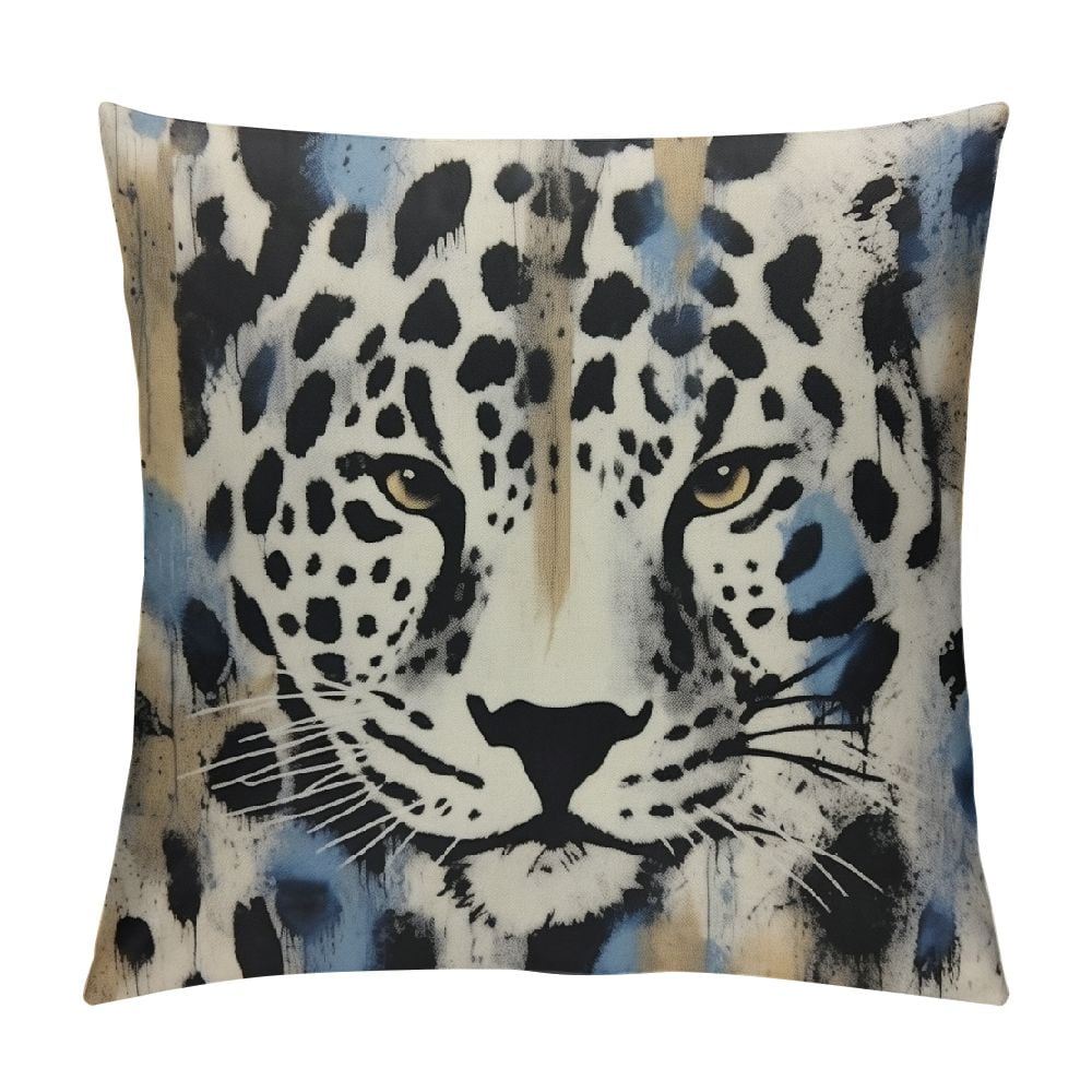 COMIO Pillows Wild Animal Tiger Lion Snake Leo Skin Spots Stripes Throw ...