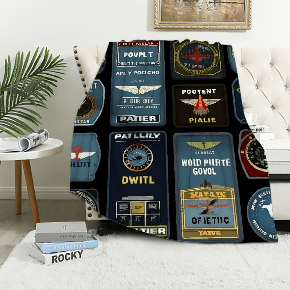 YANMS Pilot Gifts for Him Men, Pilot Blanket, Birthday Gifts for Gift ...