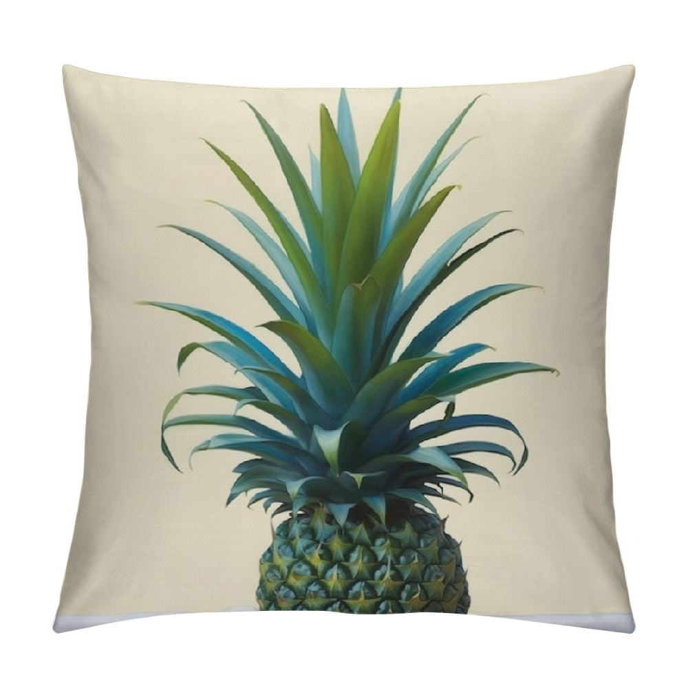 COMIO Pineapple Pillow Cover,Decorative Throw Pillow Pineapple Top ...