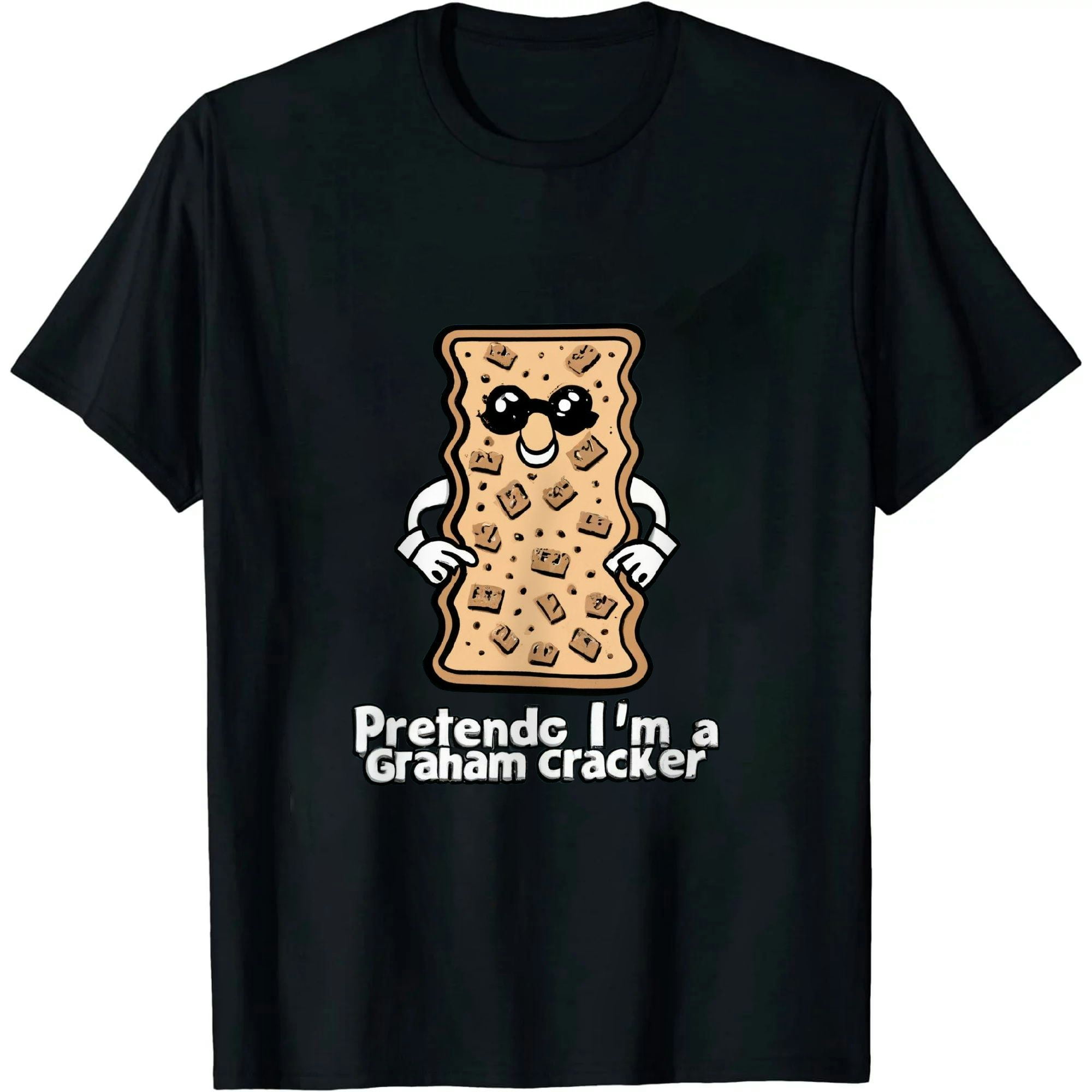 COMIO Pretend I'm A Graham Cracker Halloween Costume T-Shirt - Walmart.com