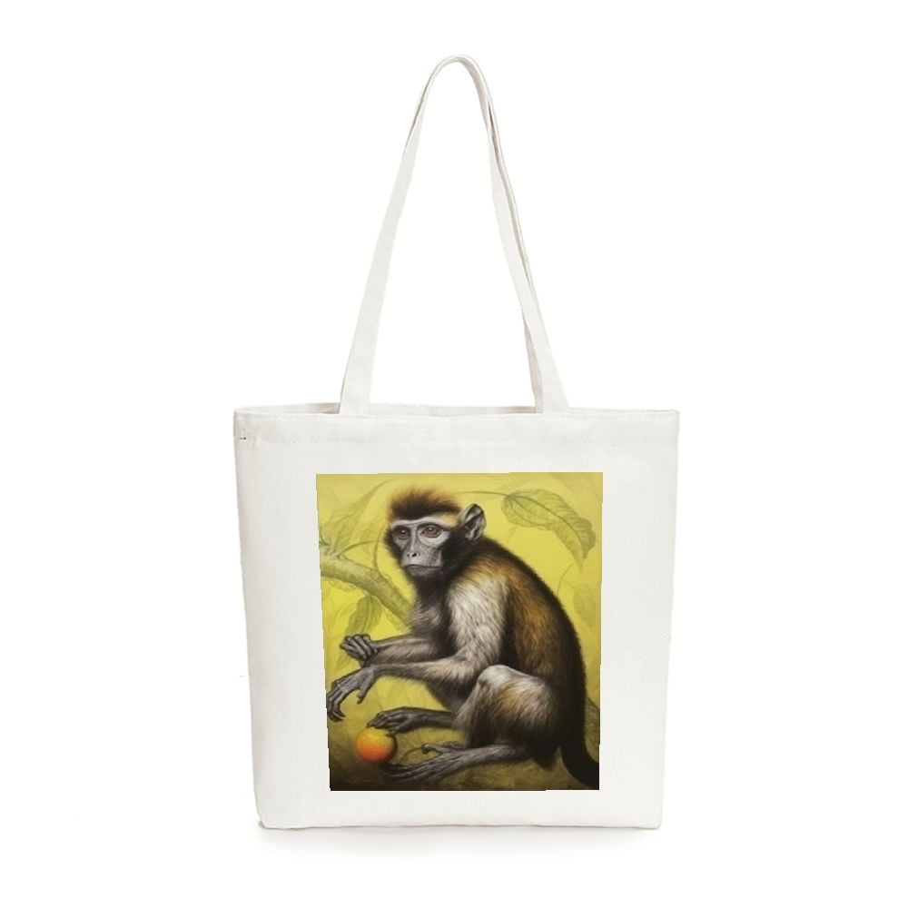COMIO Proboscis Monkey Tote Bag Canvas Tote - Walmart.com