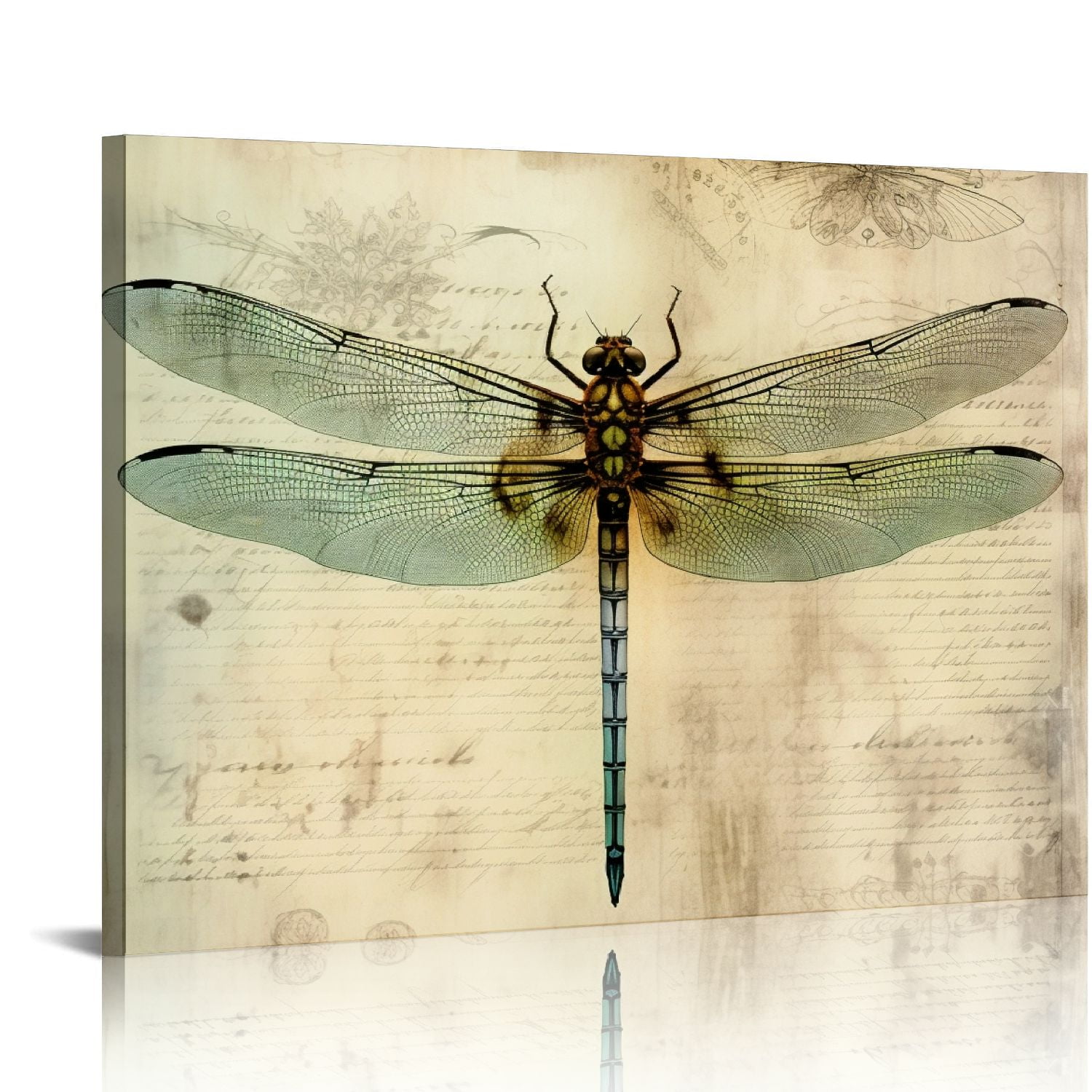 COMIO Purple Dragonfly Gifts for Women, Inspirational Quotes Canvas ...