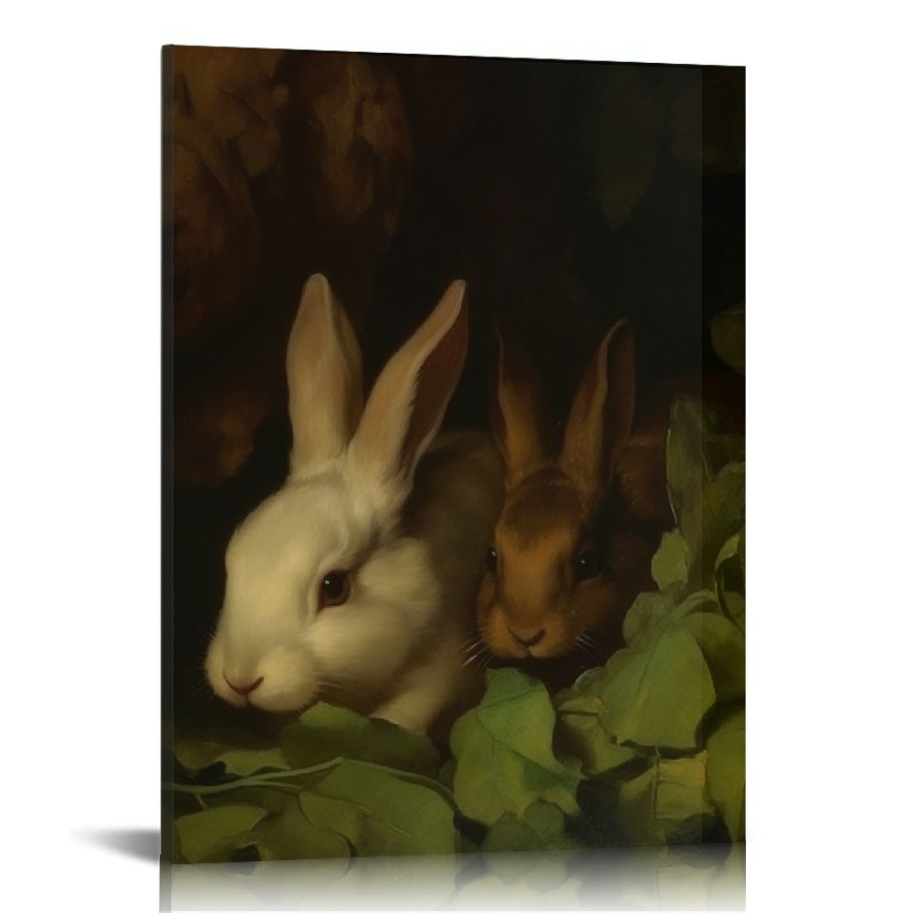 COMIO Rabbits. Painting Canvas Poster Print Modern Wall Art Painting ...
