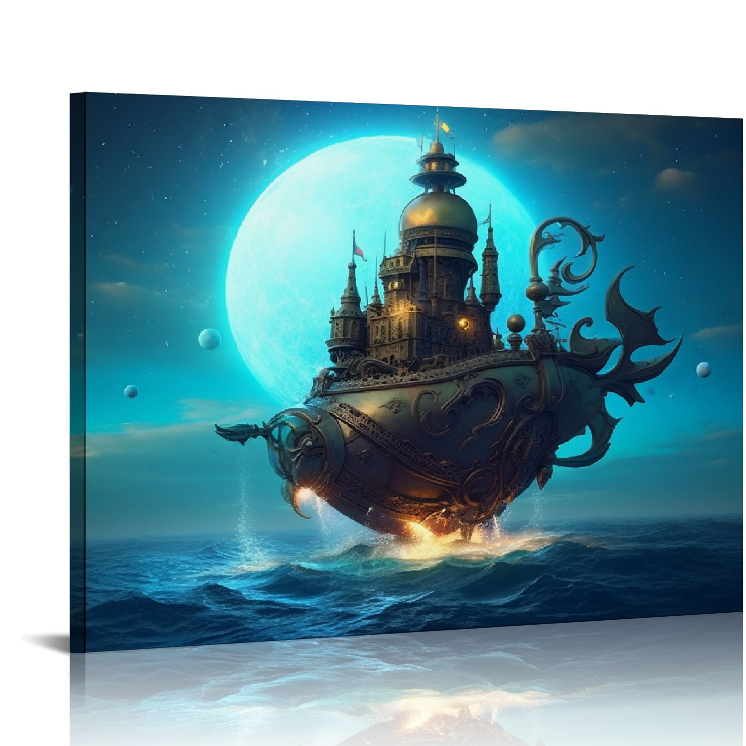 MLJA Reproduction Canvas Prints Photo Paintings a Steampunk Large ...