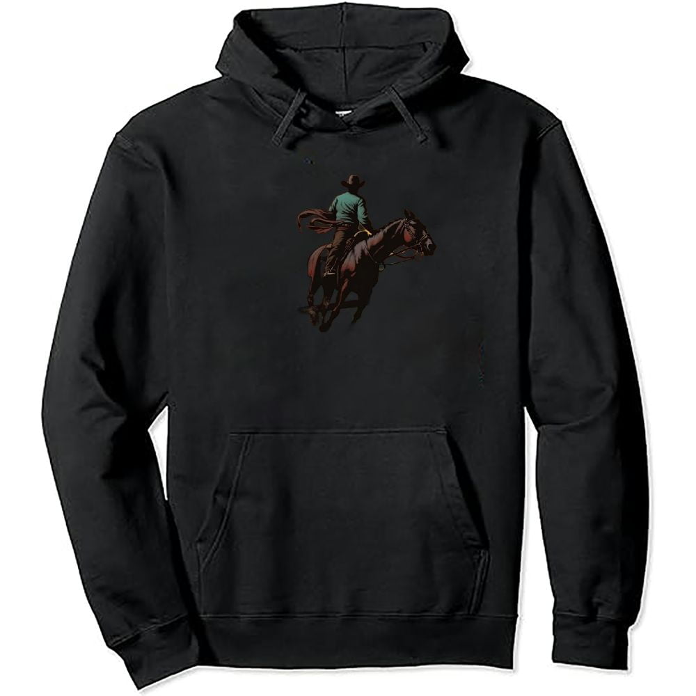 COMIO Retro Barrel Racing Show - Vintage Barrel Racer Pullover Hoodie ...