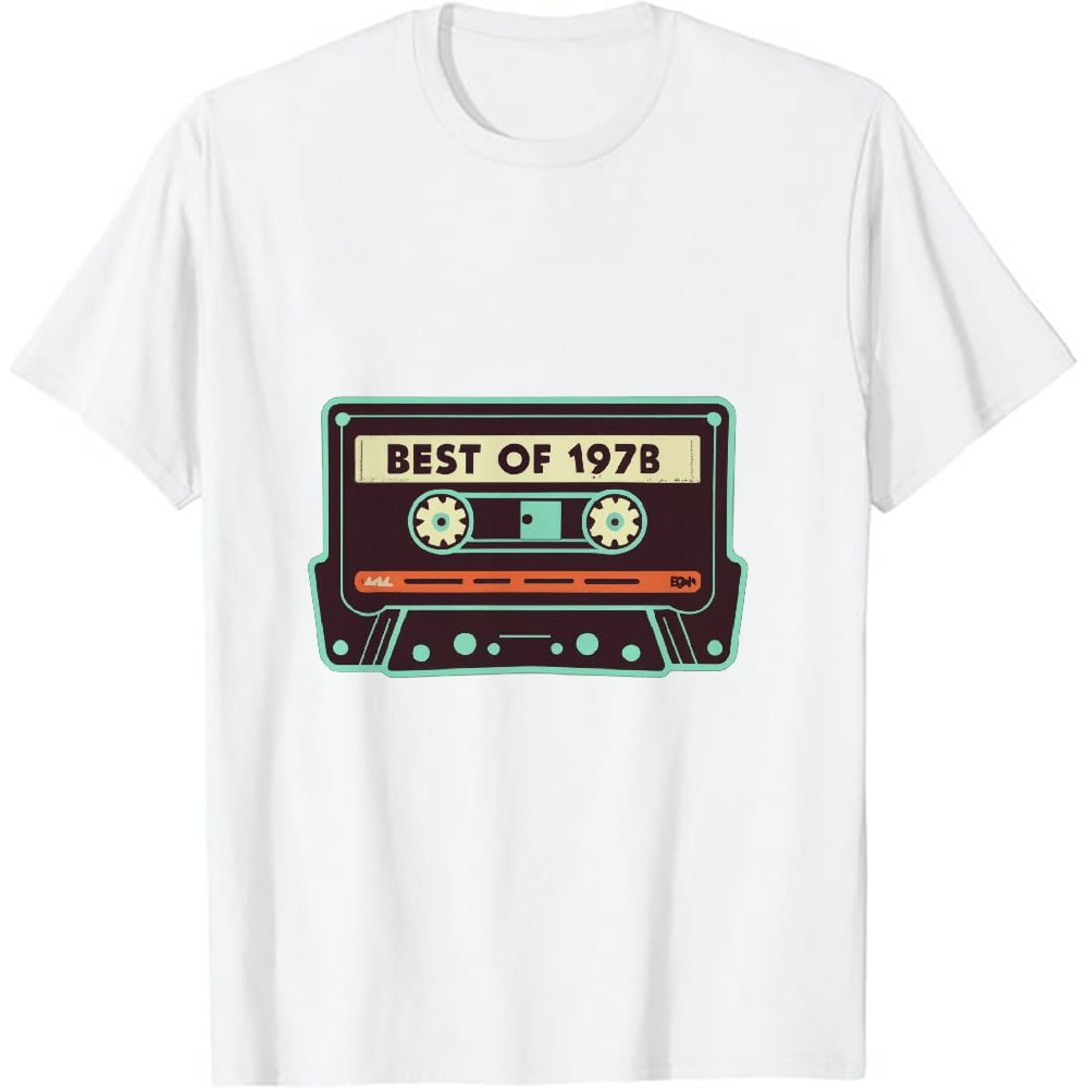 COMIO Retro Best of 1978 Mixtape Vintage 45th Birthday Cassette T-Shirt ...