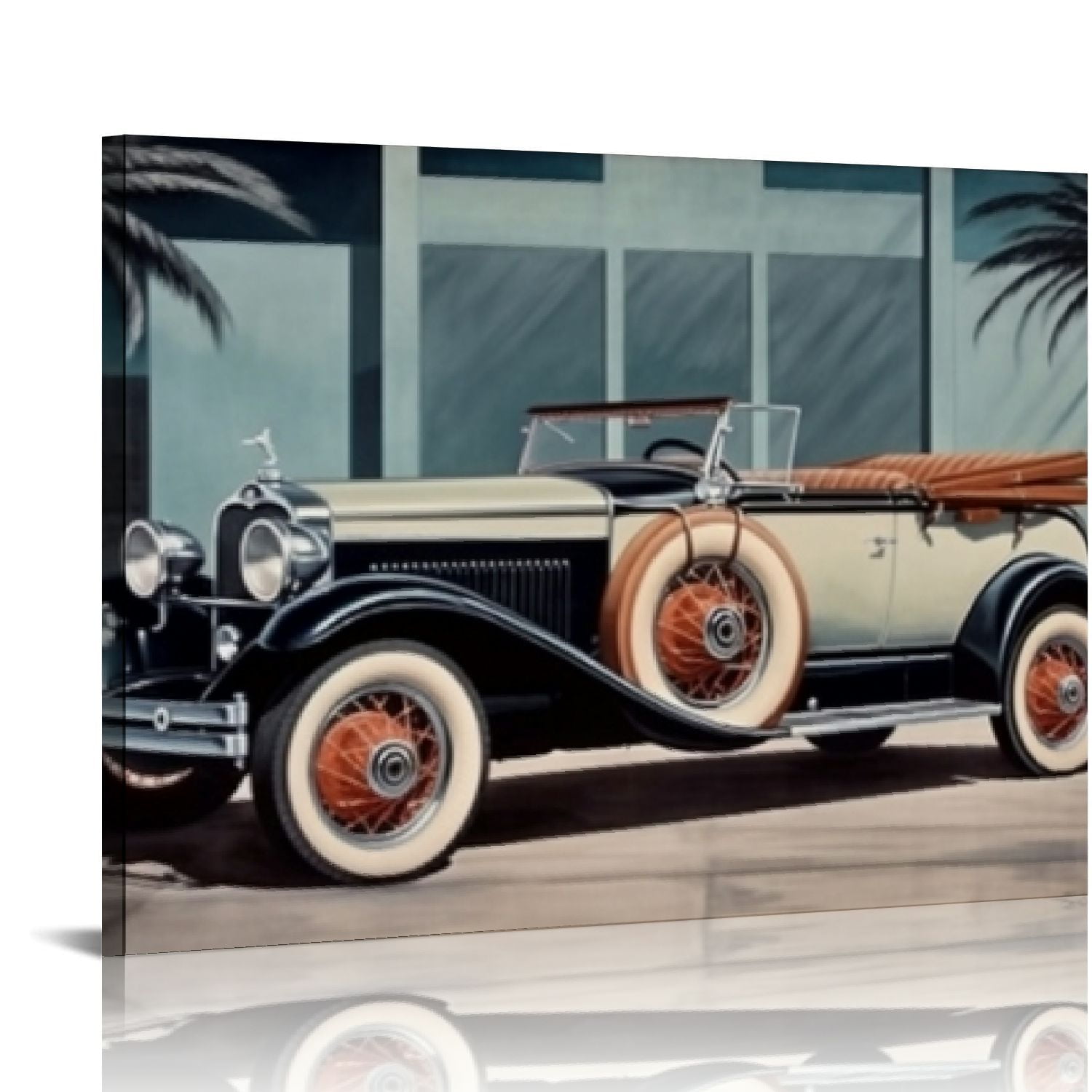 COMIO Retro Car Posters Boys Room Decor Black and White Wall Art for ...