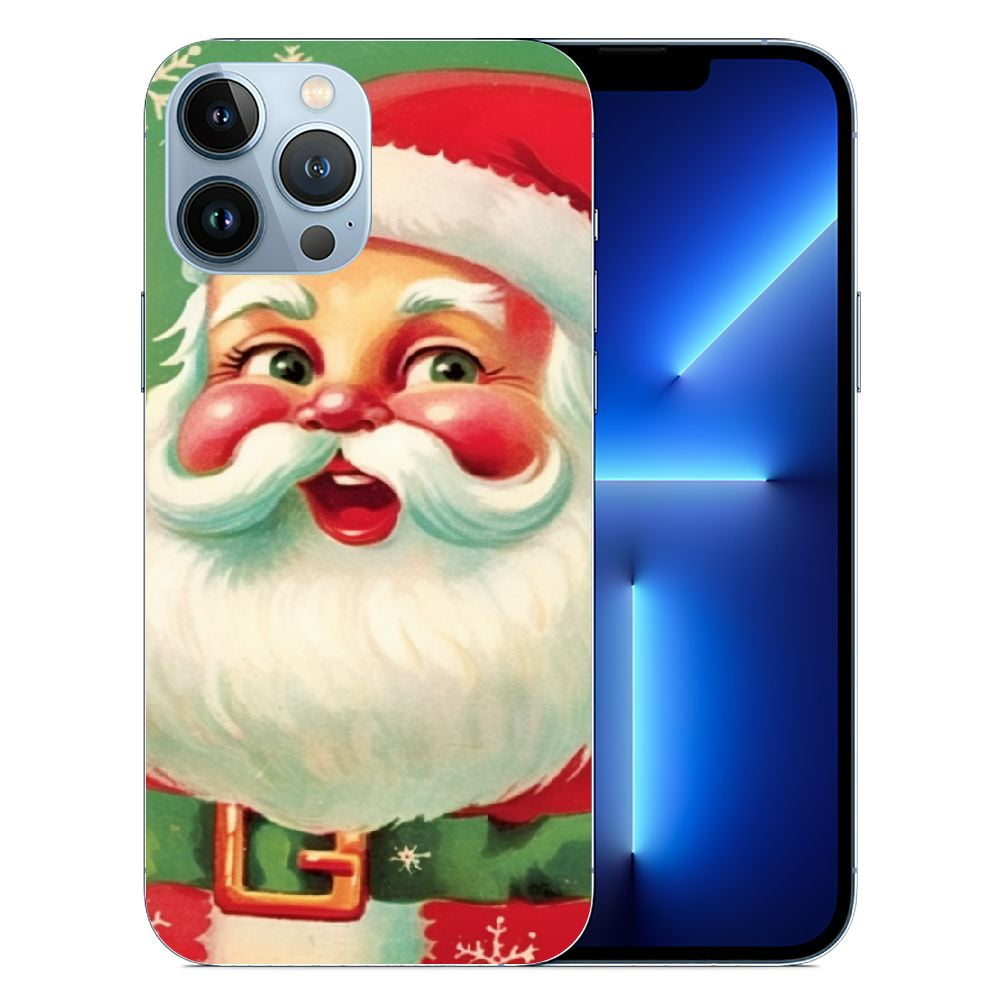 COMIO Retro Vintage Christmas Santa Claus Case for iPhone 14 Pro Max ...