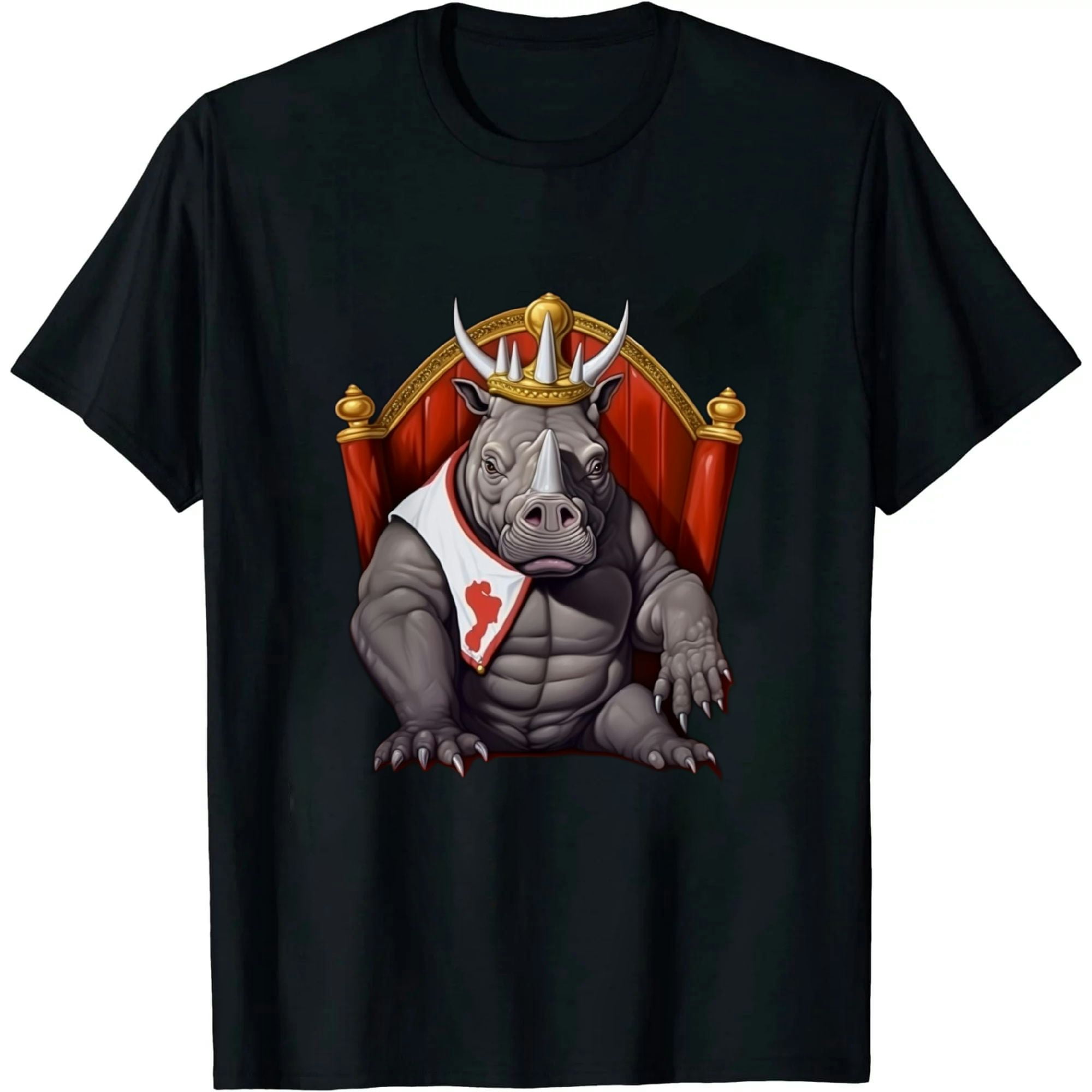 COMIO Rhino King | Boys Rhino Tshirt | Mens Rhinoceros T-Shirt ...