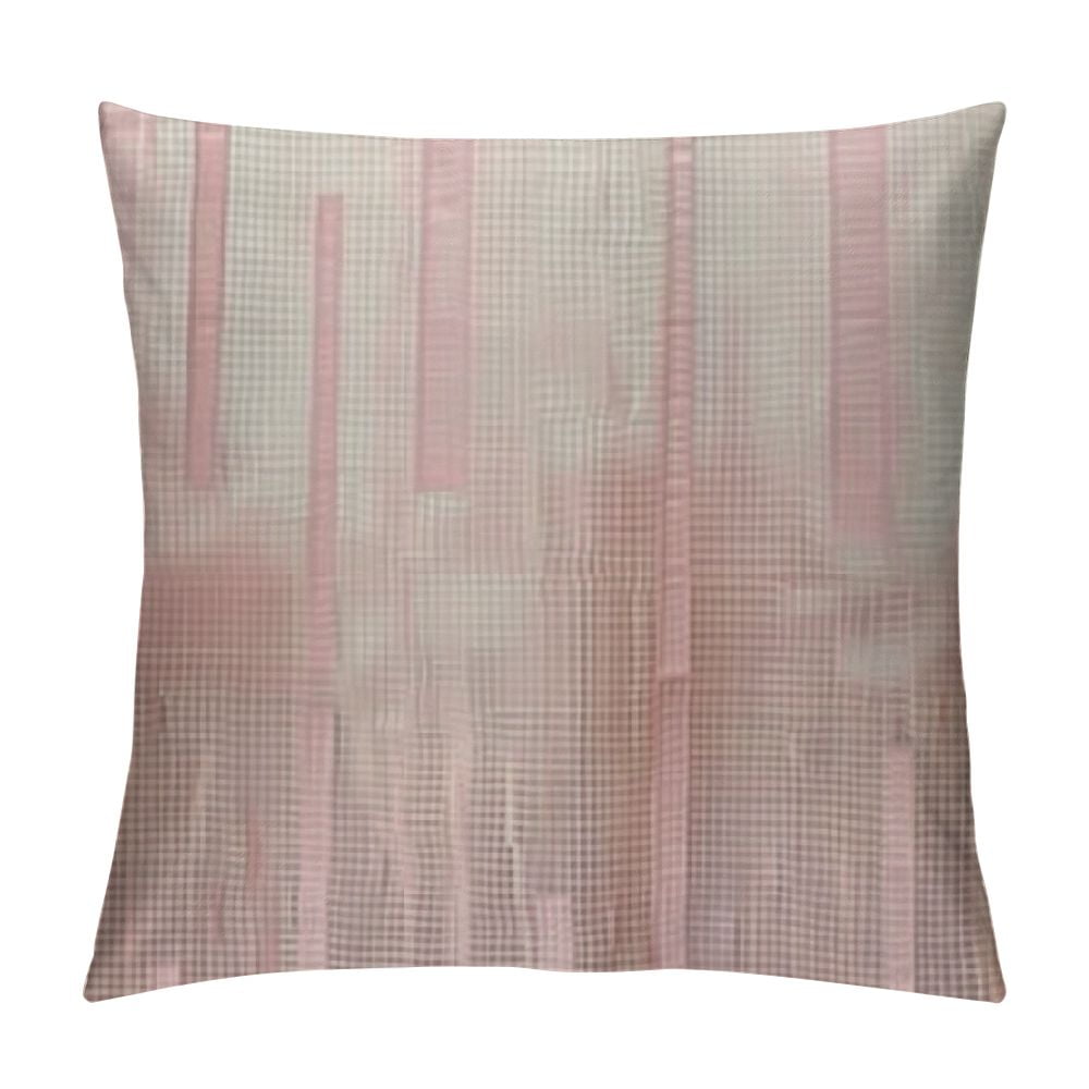 COMIO Rose Gold and Golden Vertical Stripes Pillow Cover Geometric ...