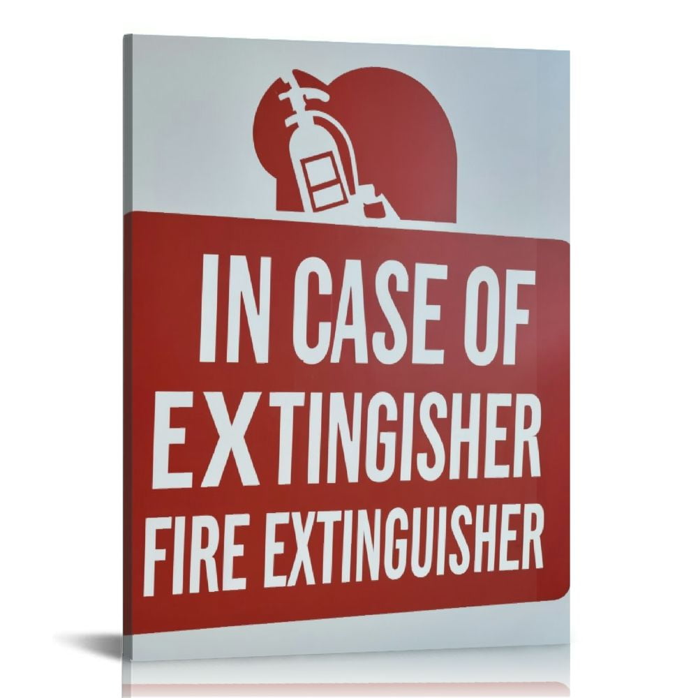 COMIO Rosefinch Stone fire Safety Extinguisher Usage Banner Vintage ...