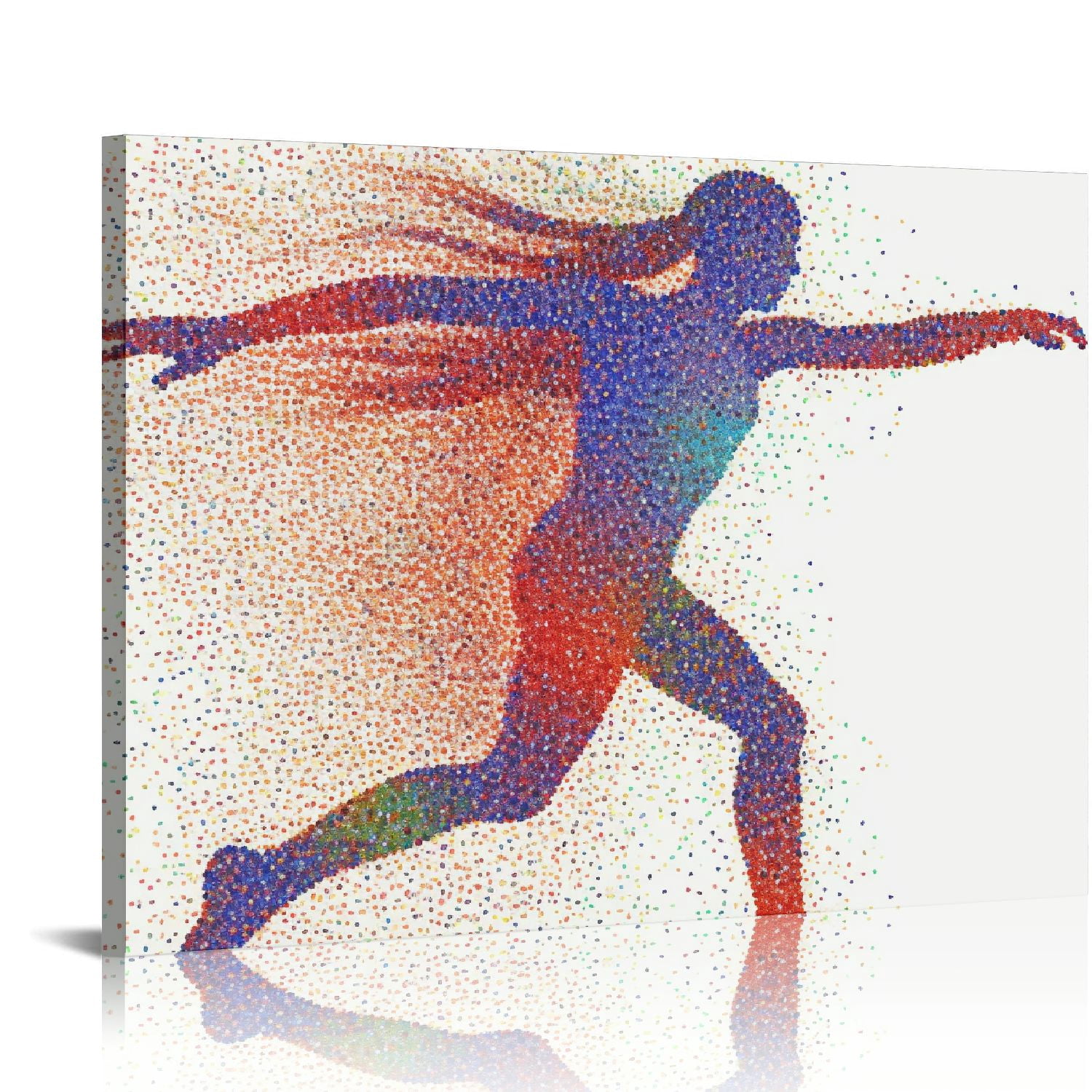 COMIO Running Female Action Wall Art Poster, Decoration for Office, Gym ...