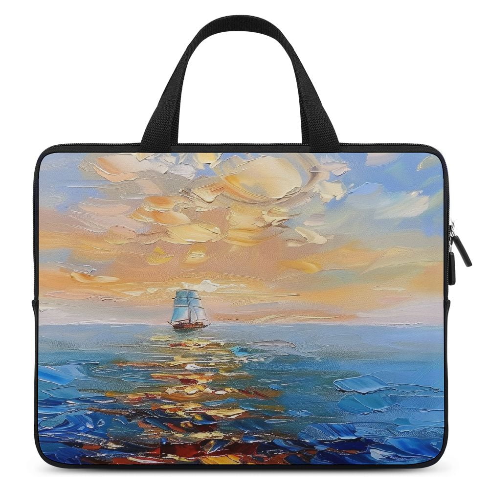 COMIO Sailing Ocean Laptop Bag Soft Travel Case Diving Fabric Office ...