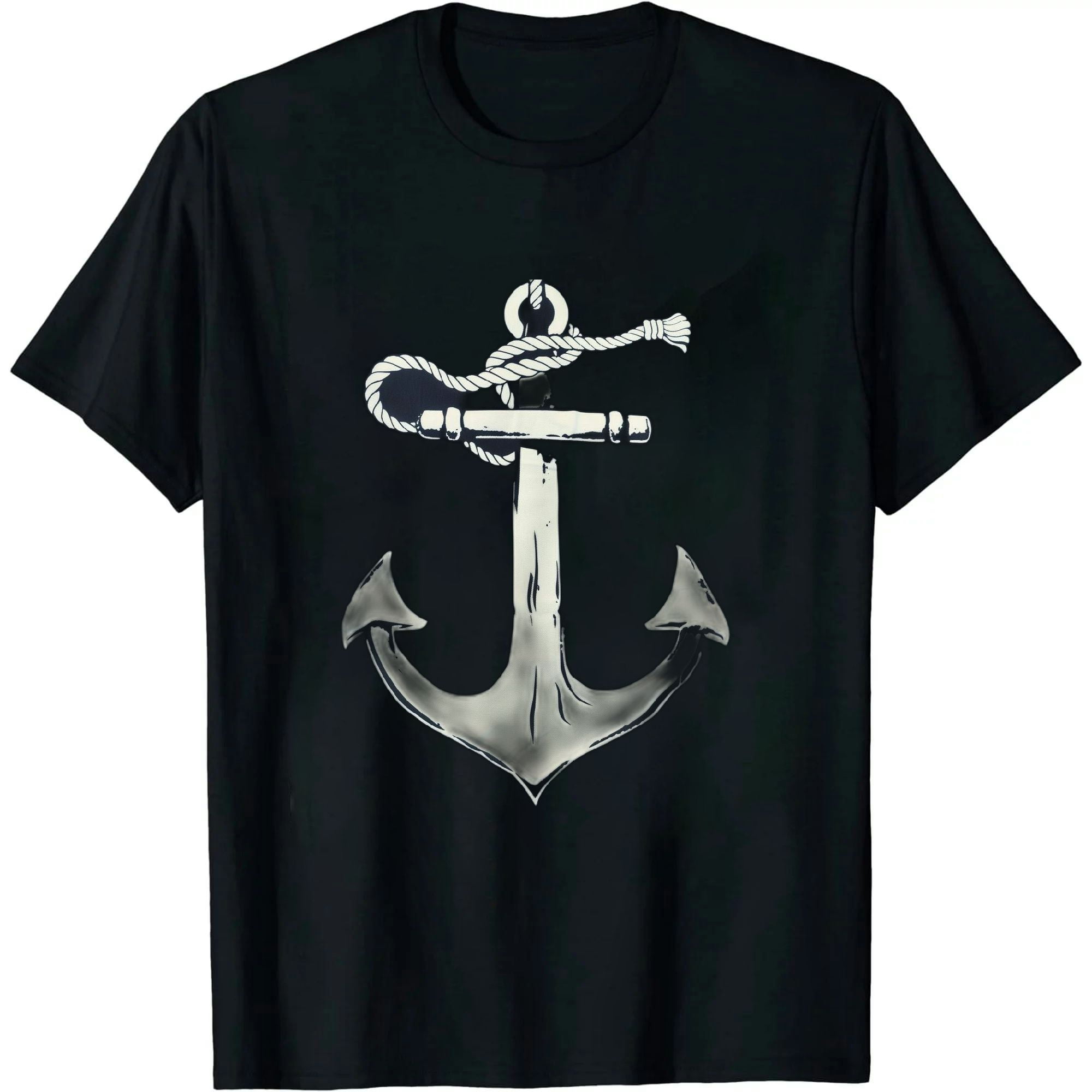 COMIO Sailor costume anchor Captain sailing men women T-Shirt - Walmart.com