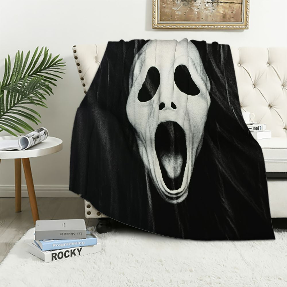 COMIO Scream Movie Ghost Face Throw Blanket - Walmart.com