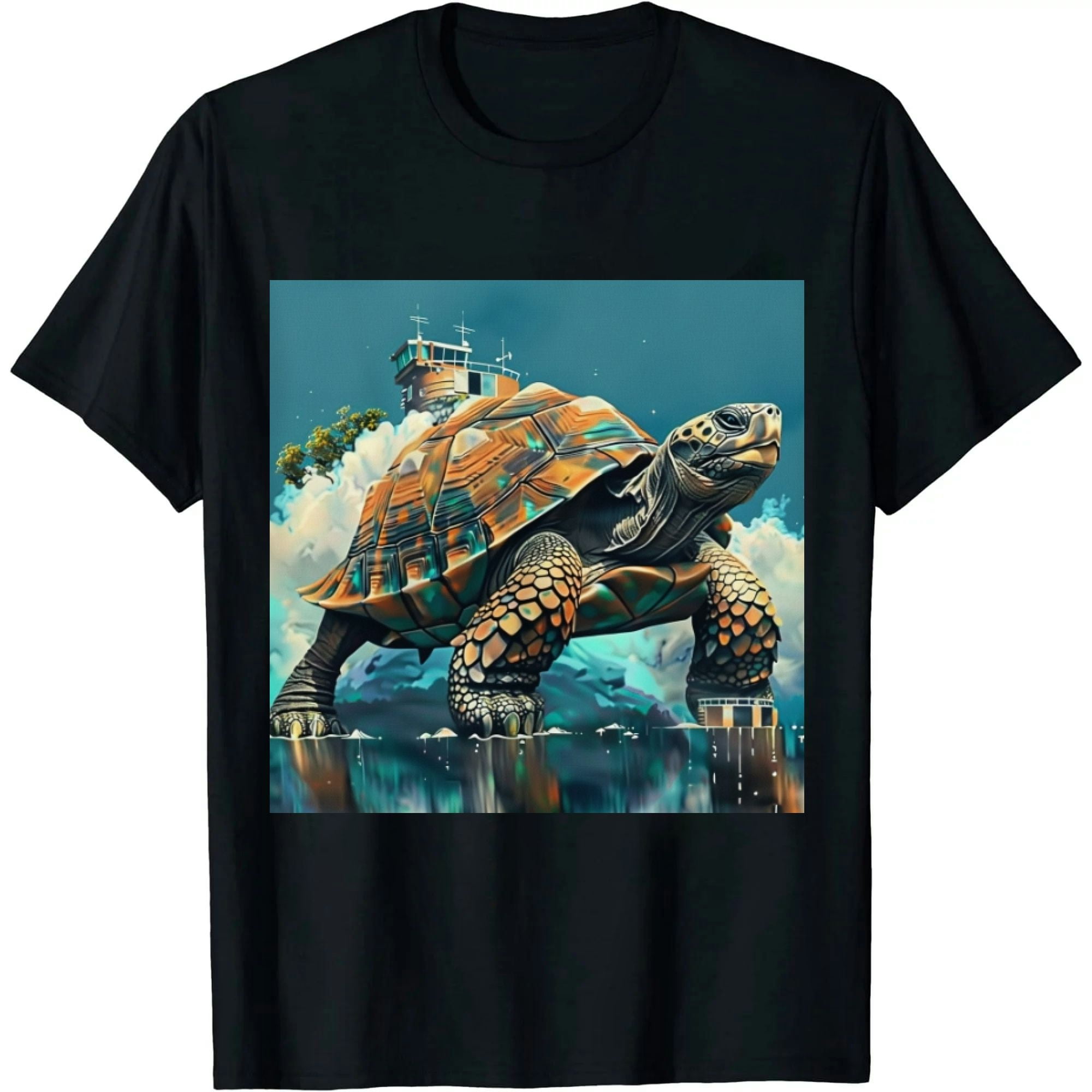 COMIO Sea Turtle in the Ocean, Turtles Lover T-Shirt - Walmart.com