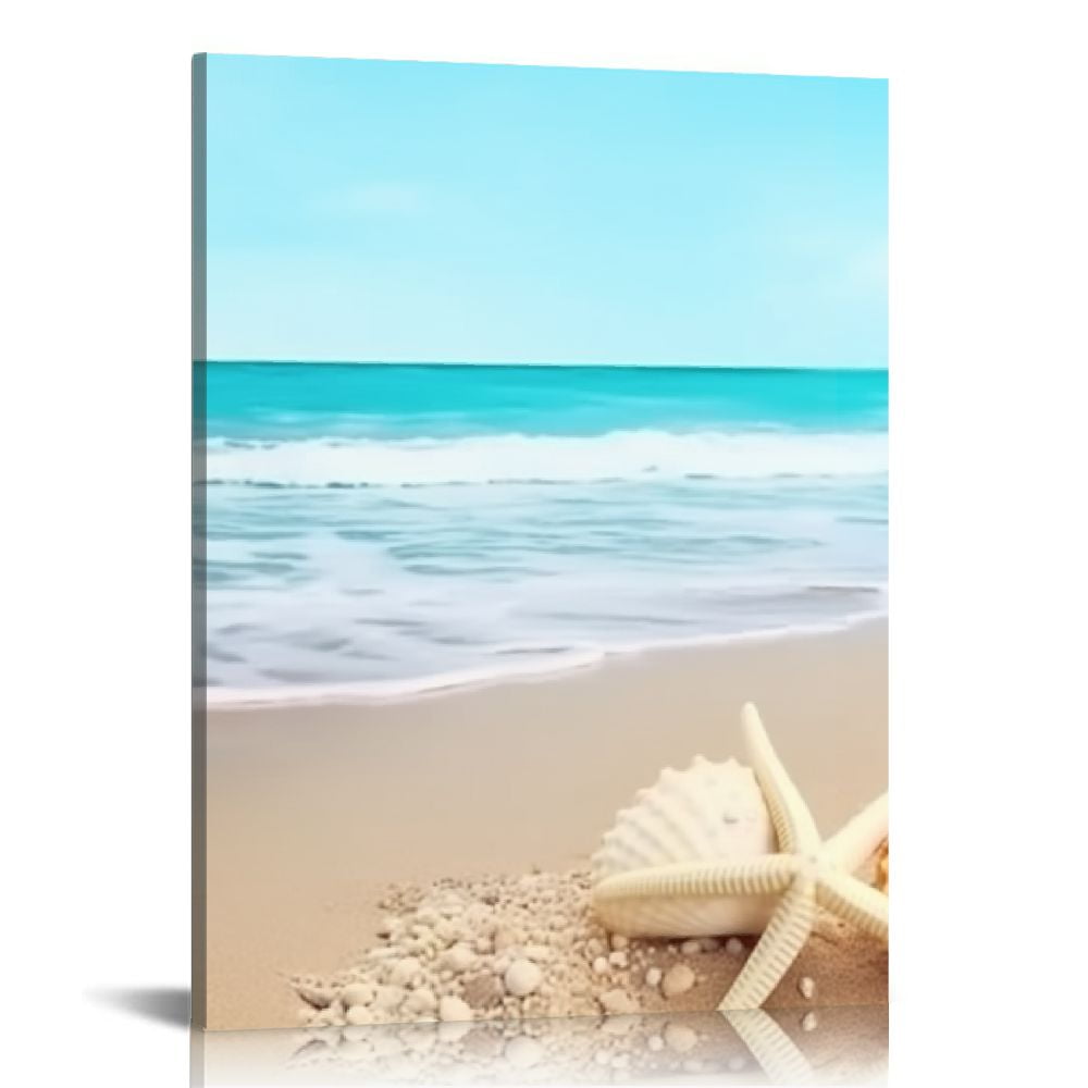 COMIO Seashell Seascape Canvas Prints Landscape Pictures Paintings ...