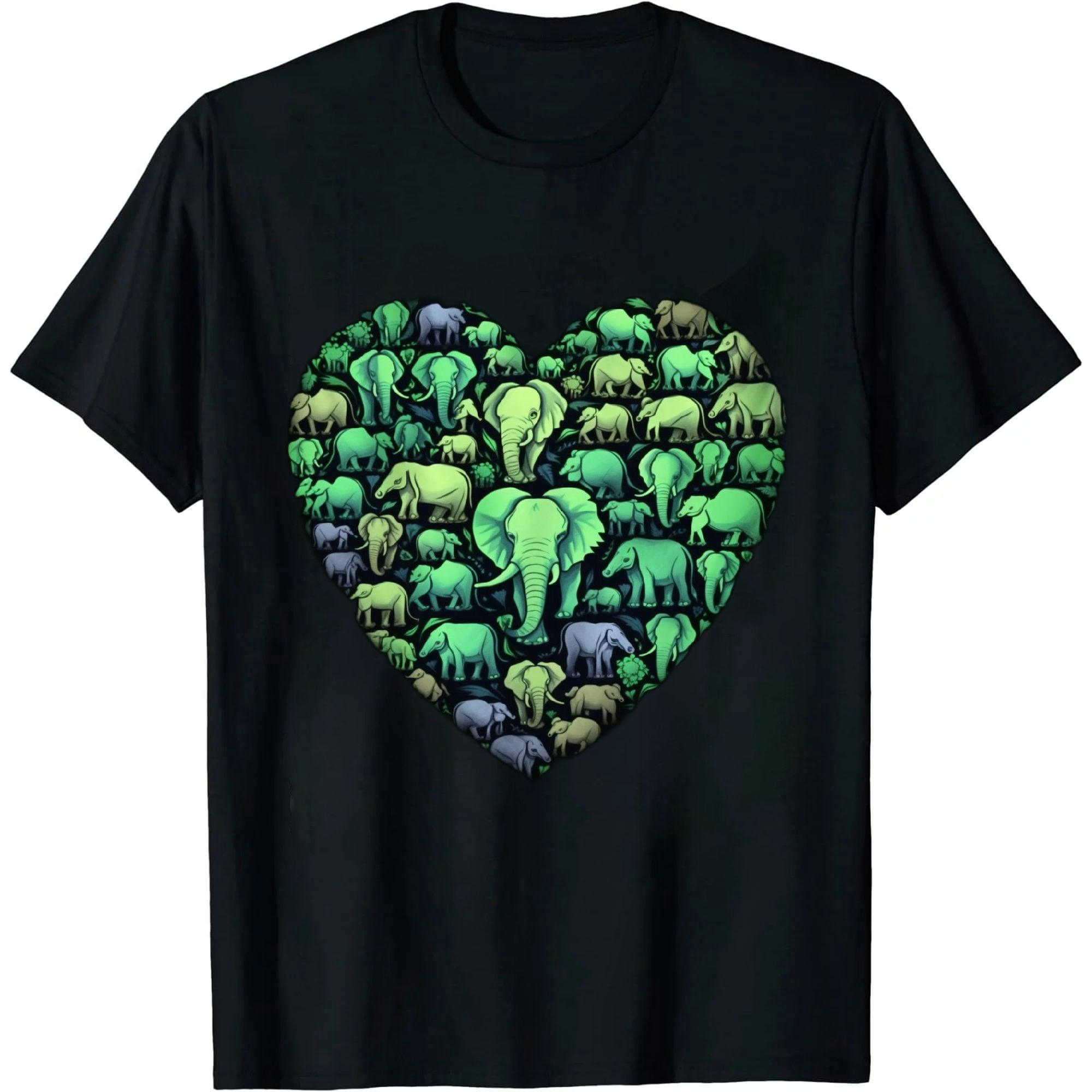 COMIO Silhouette Elephants Shirt for Elephant Lover Girls Elephant T ...