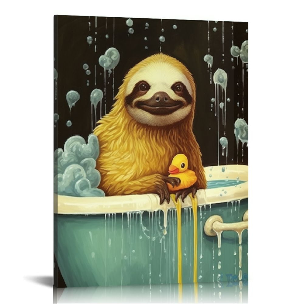 COMIO Sloth Wall Art Your Napkins My Lord Wall Decor Sign Sloth ...