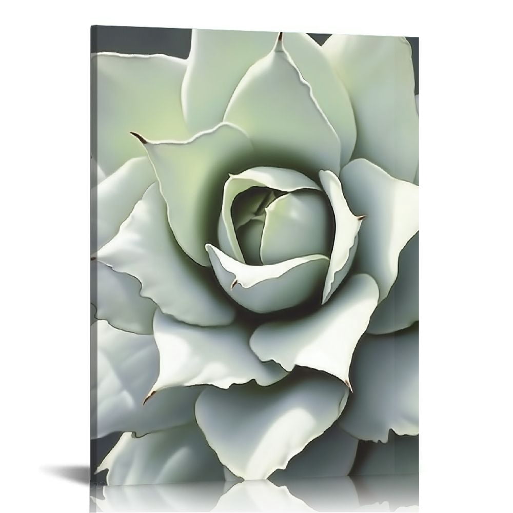 COMIO Soft Botanical Succulents Canvas Wall Art Set by The Creative ...