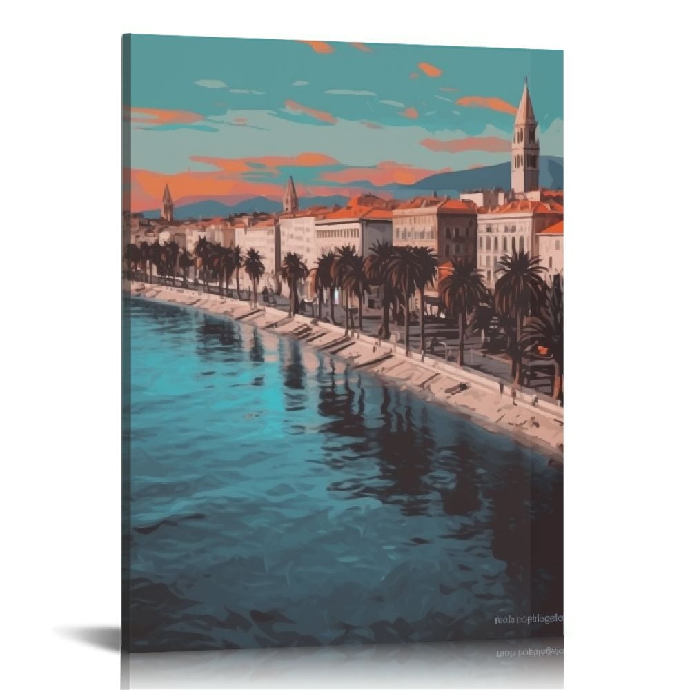 COMIO Split Croatia Vintage Europe Travel Posters Picture Printing ...