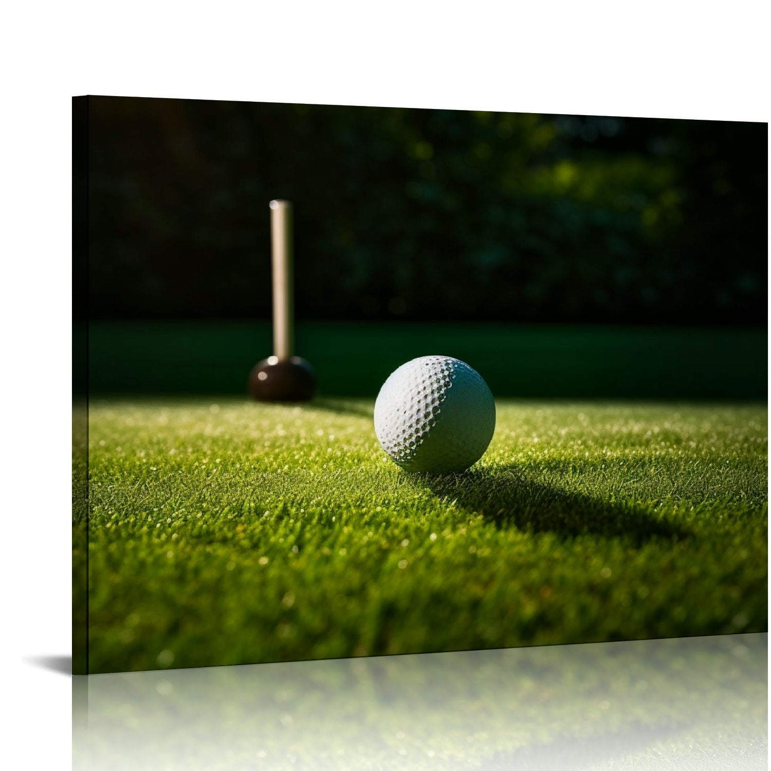 COMIO Sports Canvas Wall Art Golf Course Picture Black and White ...