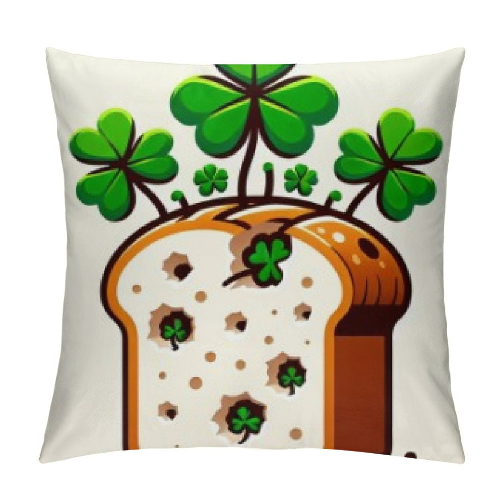 QZHH Spring Decorations Pillow Covers,Spring Lucky Shamrock Clover ...
