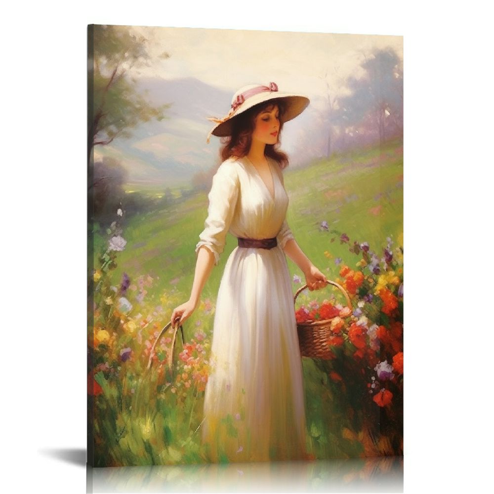 COMIO Springtime Artwork Canvas Wall Art - Walmart.com