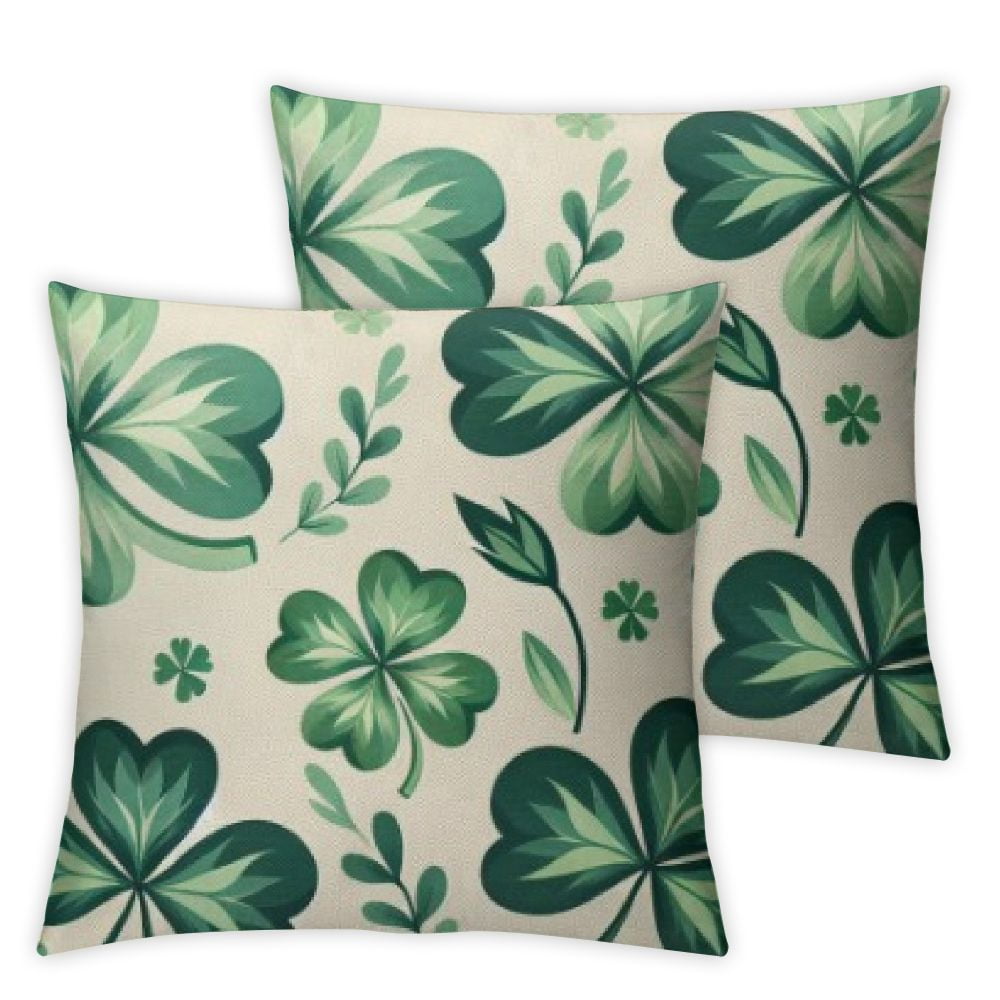 COMIO St Patricks Day Set of 2 Pillow Covers Happy St Patricks Day ...