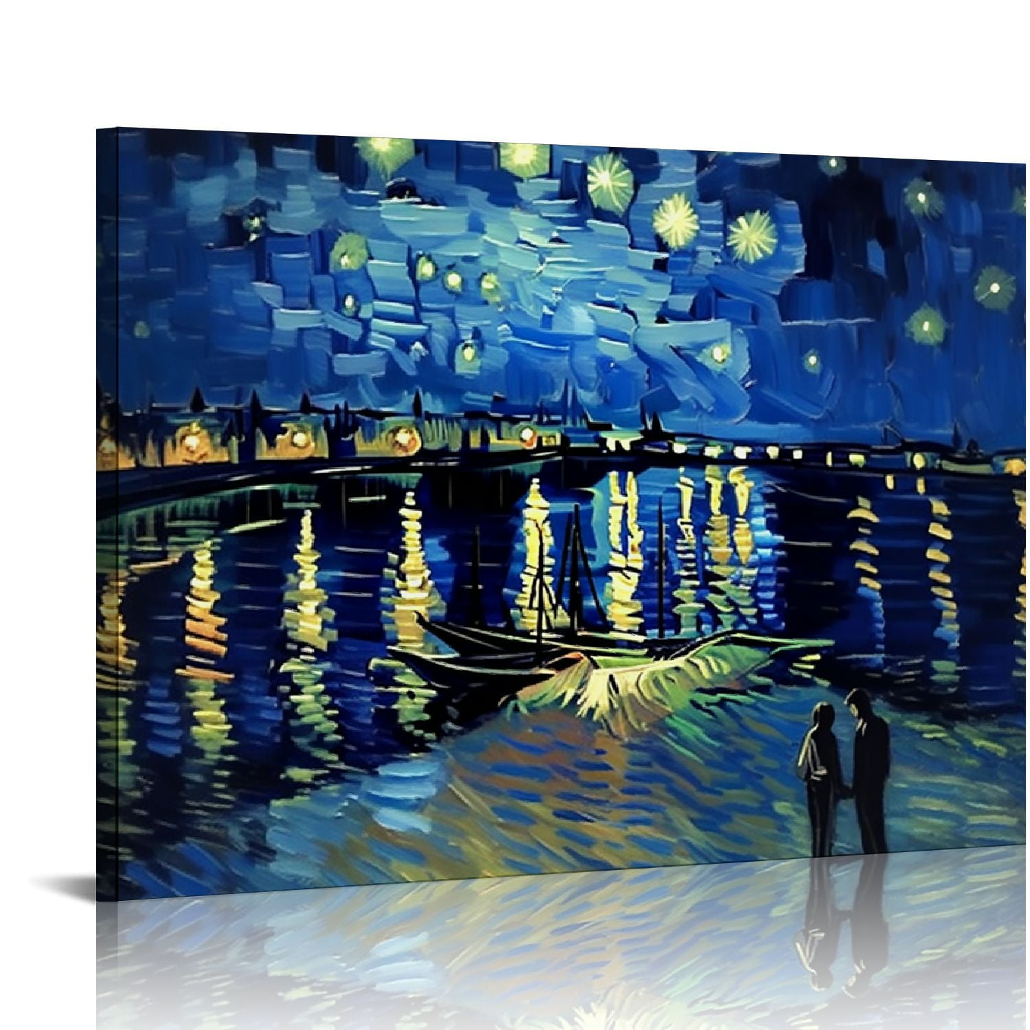 MLJA Starry Night Over the Rhone Canvas Prints Wall Art Paintings ...