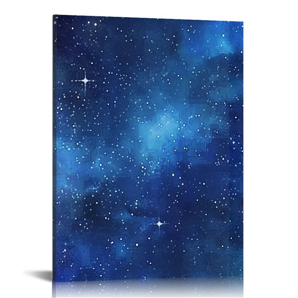 COMIO Starry Sky Wall Art - Framed Canvas Prints with Planet Universe ...