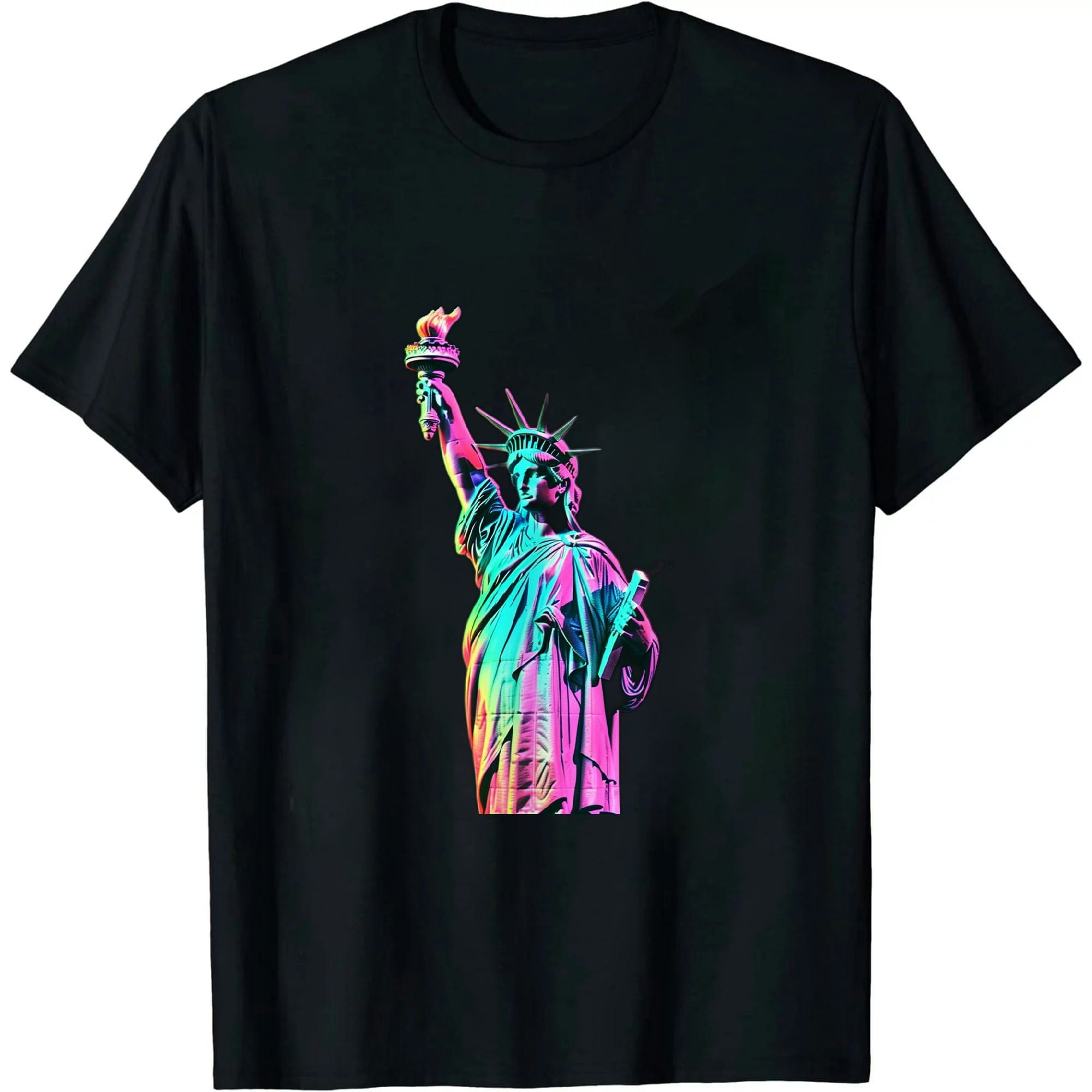 COMIO Statue of Liberty T-Shirt - Walmart.com